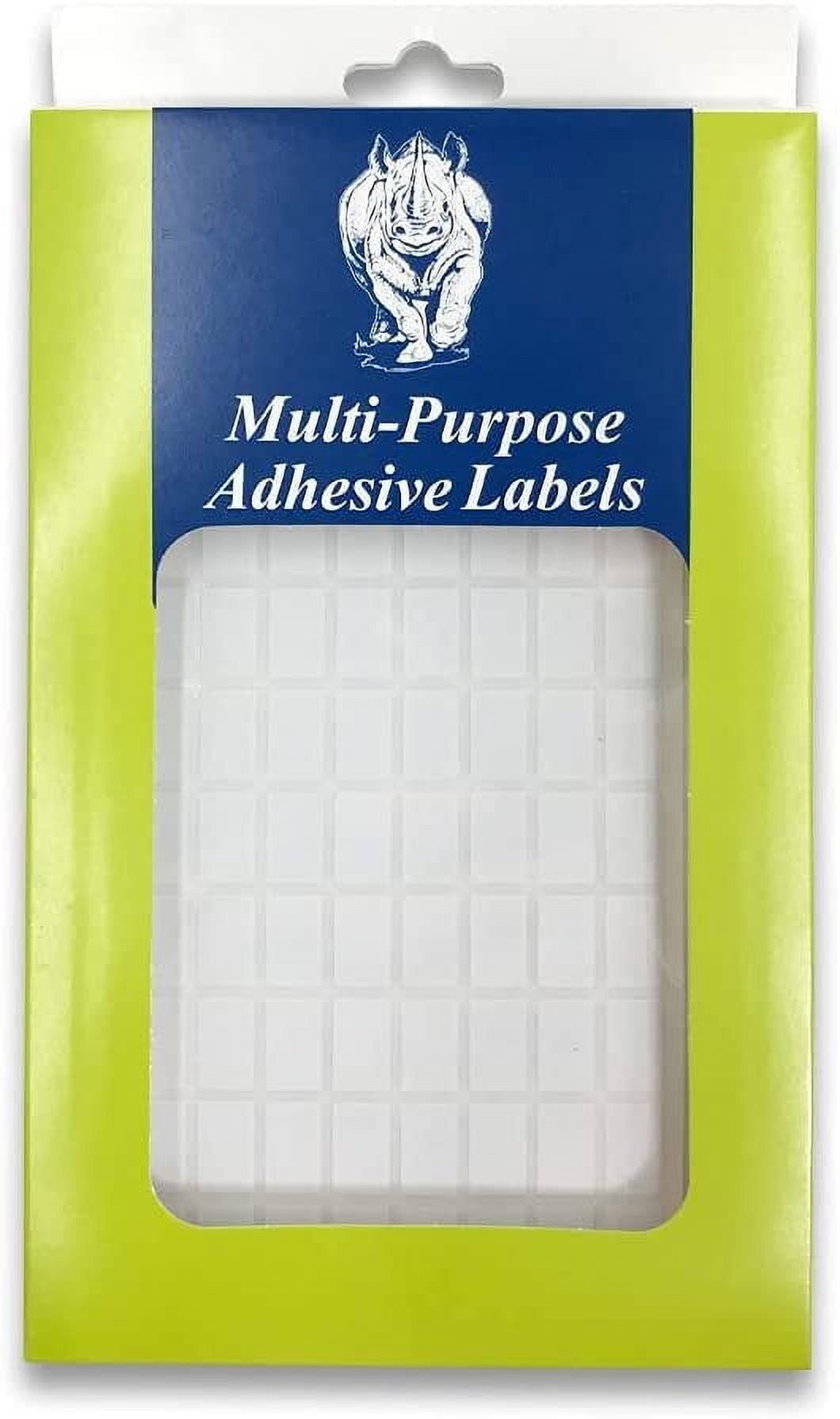 1080 All Purpose Self Adhesive Plain Rectangular White Labels - Easy ...