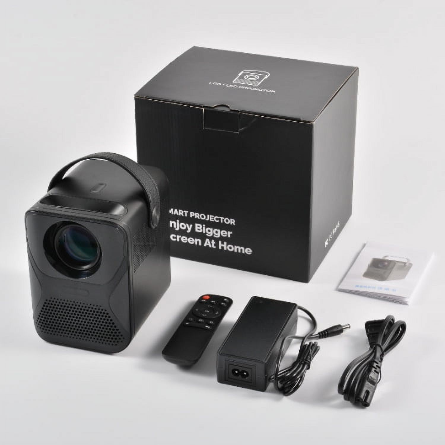 1080 Android 9. Portable Projector Mobile Same Screen Mini Portable ...