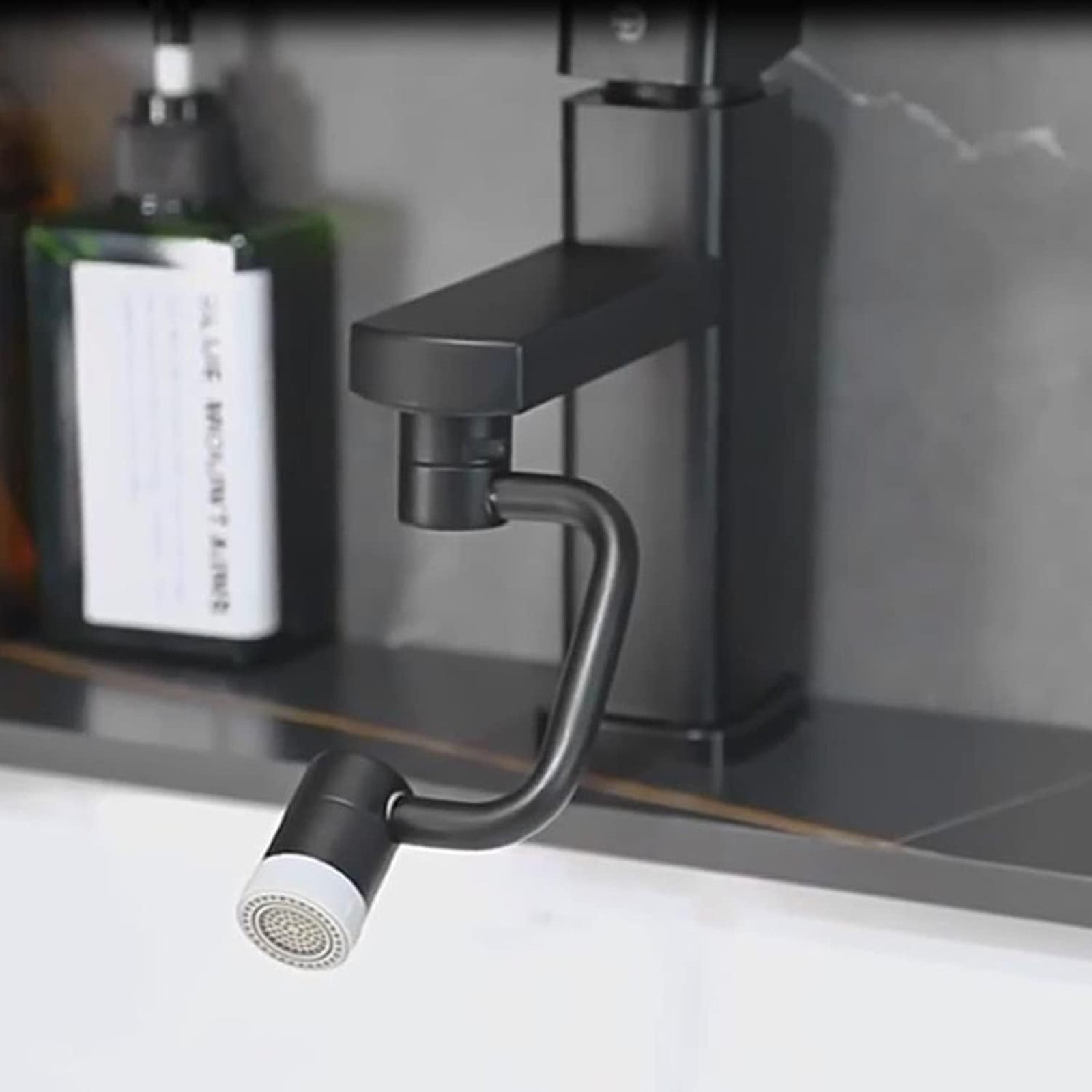 1080 Degree Rotating Faucet Extender, Solid Brass Swivel Attachment ...