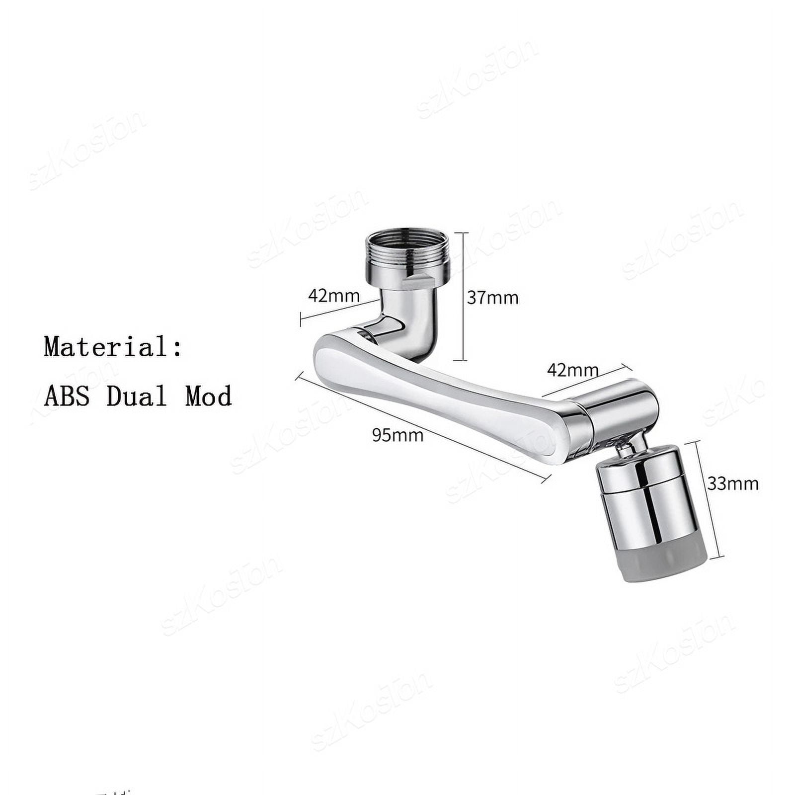 1080 Degree Swivel Faucet Aerator Mixer Tap Extender Adapter Attachment ...
