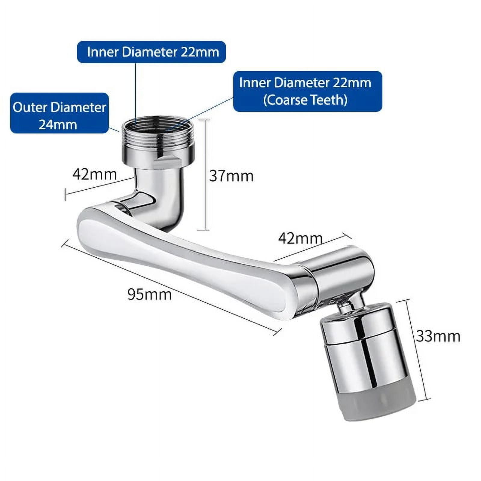 1080 Rotation Faucets Extender rotation faucet Swivel Extension Faucet ...
