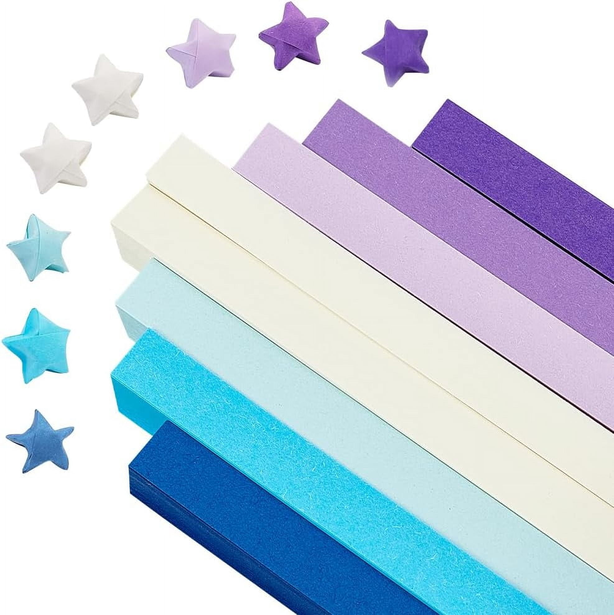 1080 Sheets Star Origami Paper 7 Colors Luminous Lucky Star Origami ...