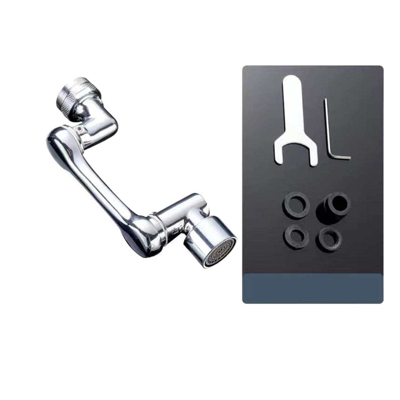 1080° Universal Faucet Extender Rotatable Lifting Robotic Arm Kitchen ...