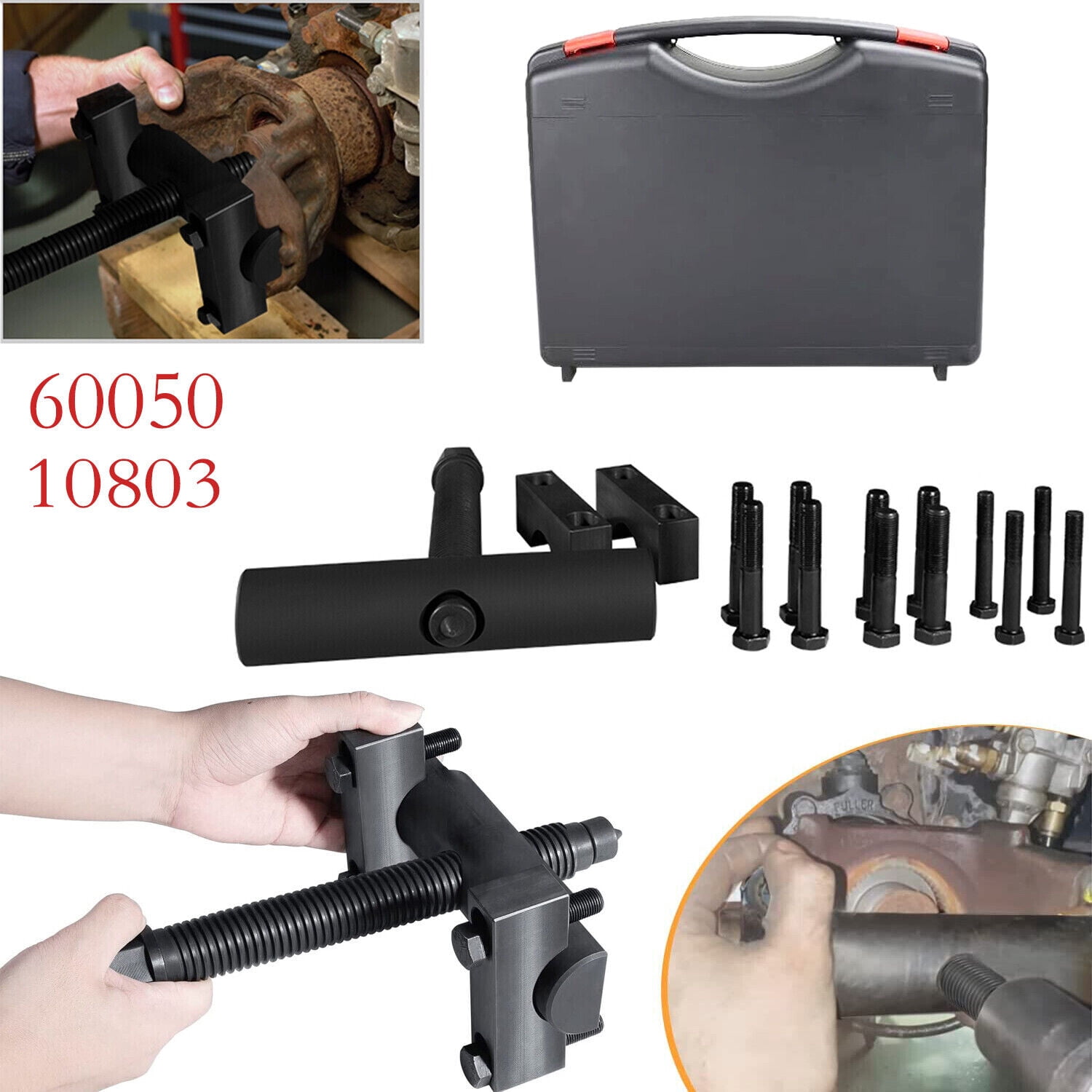 10803 Heavy Duty Yoke Puller Kit for Class 6-8 Truck Equipment 1inch ...