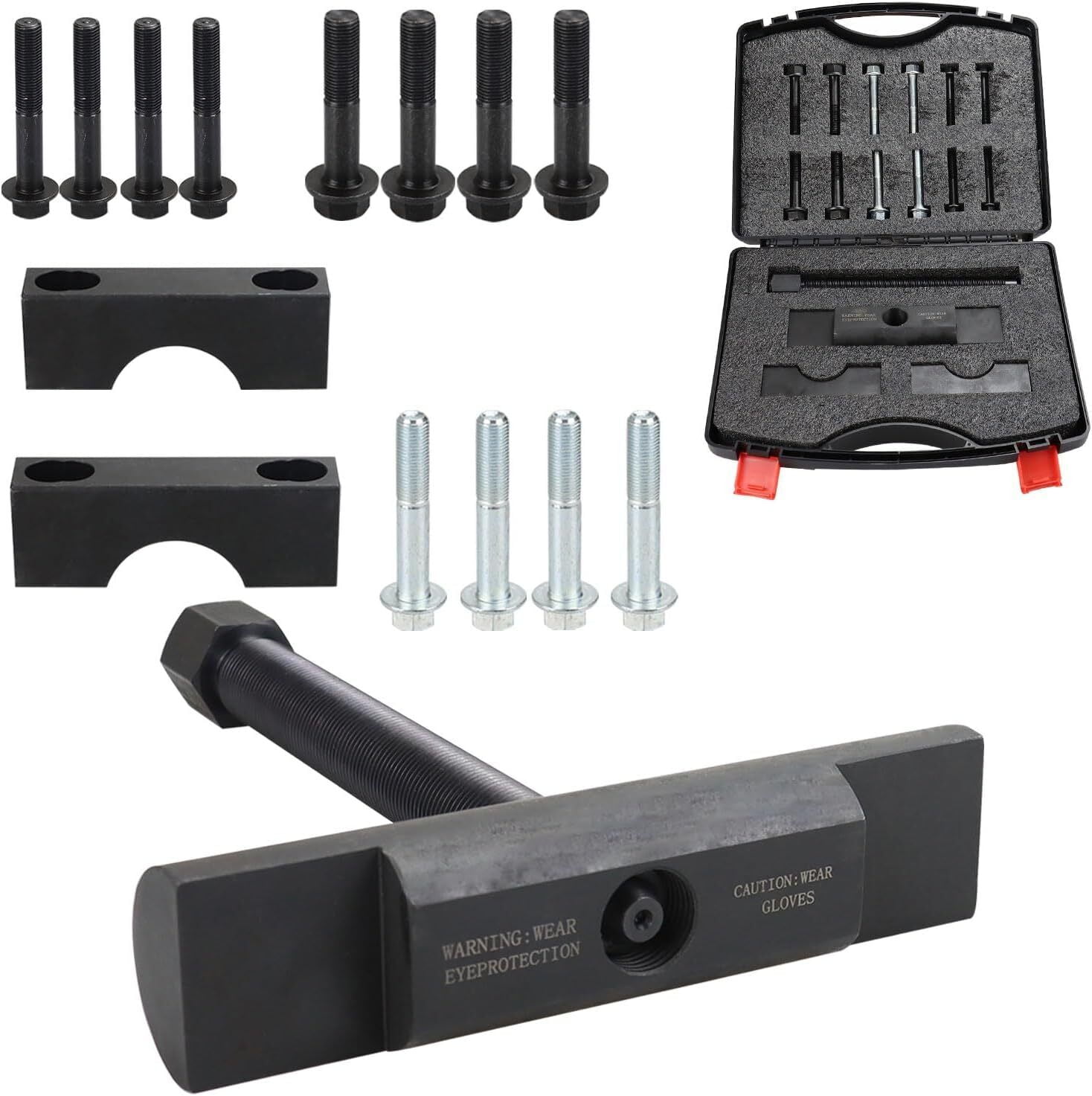 10803 Heavy Duty Yoke Puller Tool Kit 60050 For Class 6-8 Trucks and ...