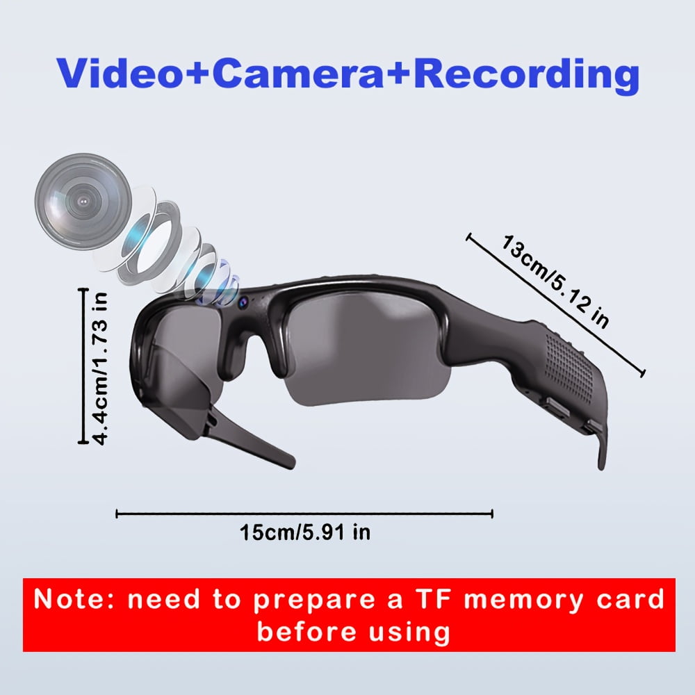 1080HD Camera Glasses | Video Smart Glasses, Portable Camera, Motion ...