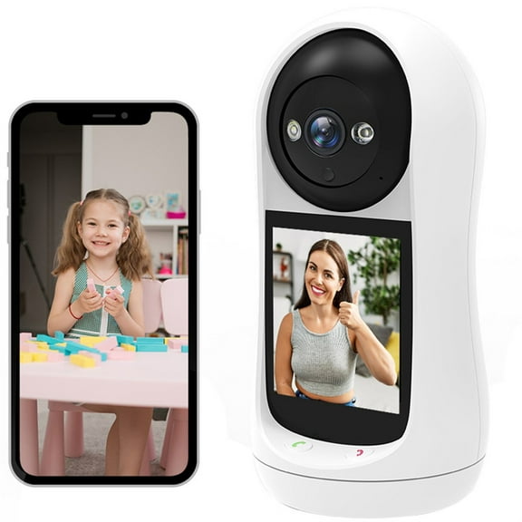 GPED Baby Monitor, 360Â° Wireless 4MP HD Baby Camera, Indoor Camera ...