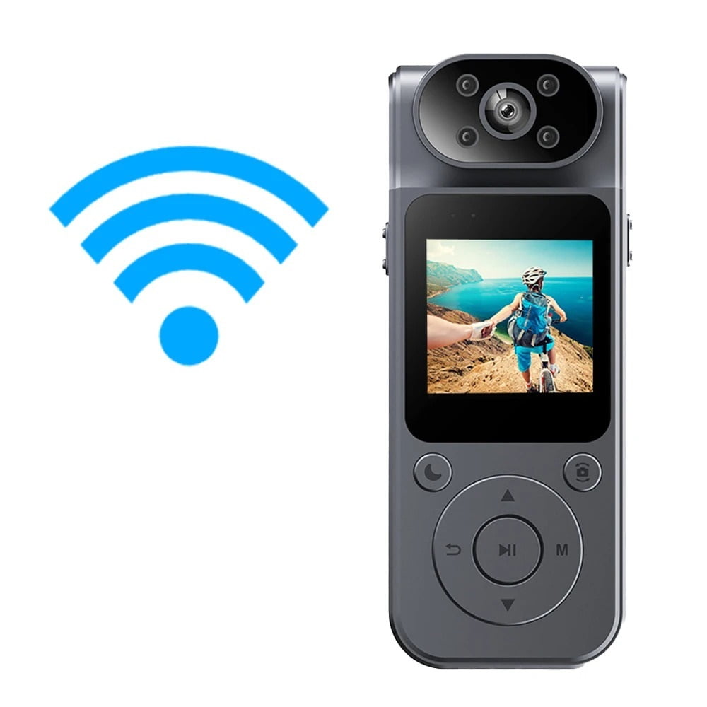 1080P Body Camera with Recording Wearable Body Camera Rotatable Lens ...