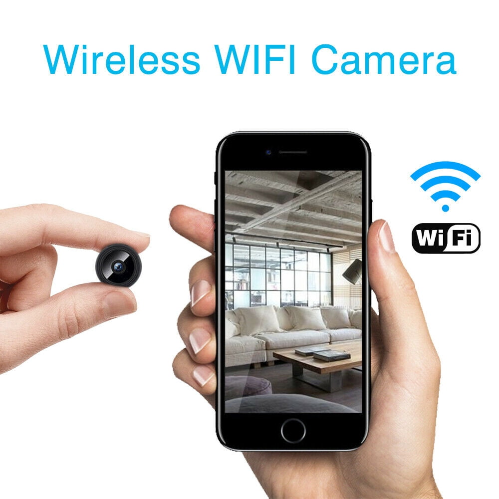 1080P Home Security WiFi Mini Camera with Audio, Nanny Cam, Night ...