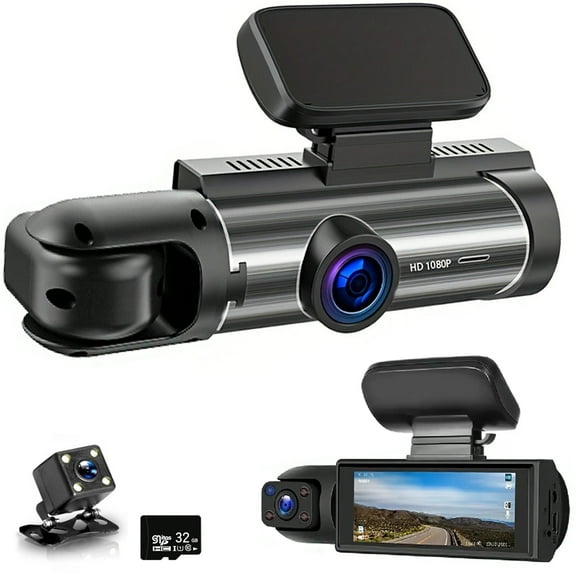 Dash Cam under $5! Yannianjz Dash Cam with WiFi, Front and Inside Car ...