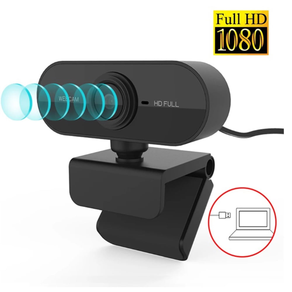 Accreate 1080p Full HD Webcam with Auto Focus & Built-In Microphone ...