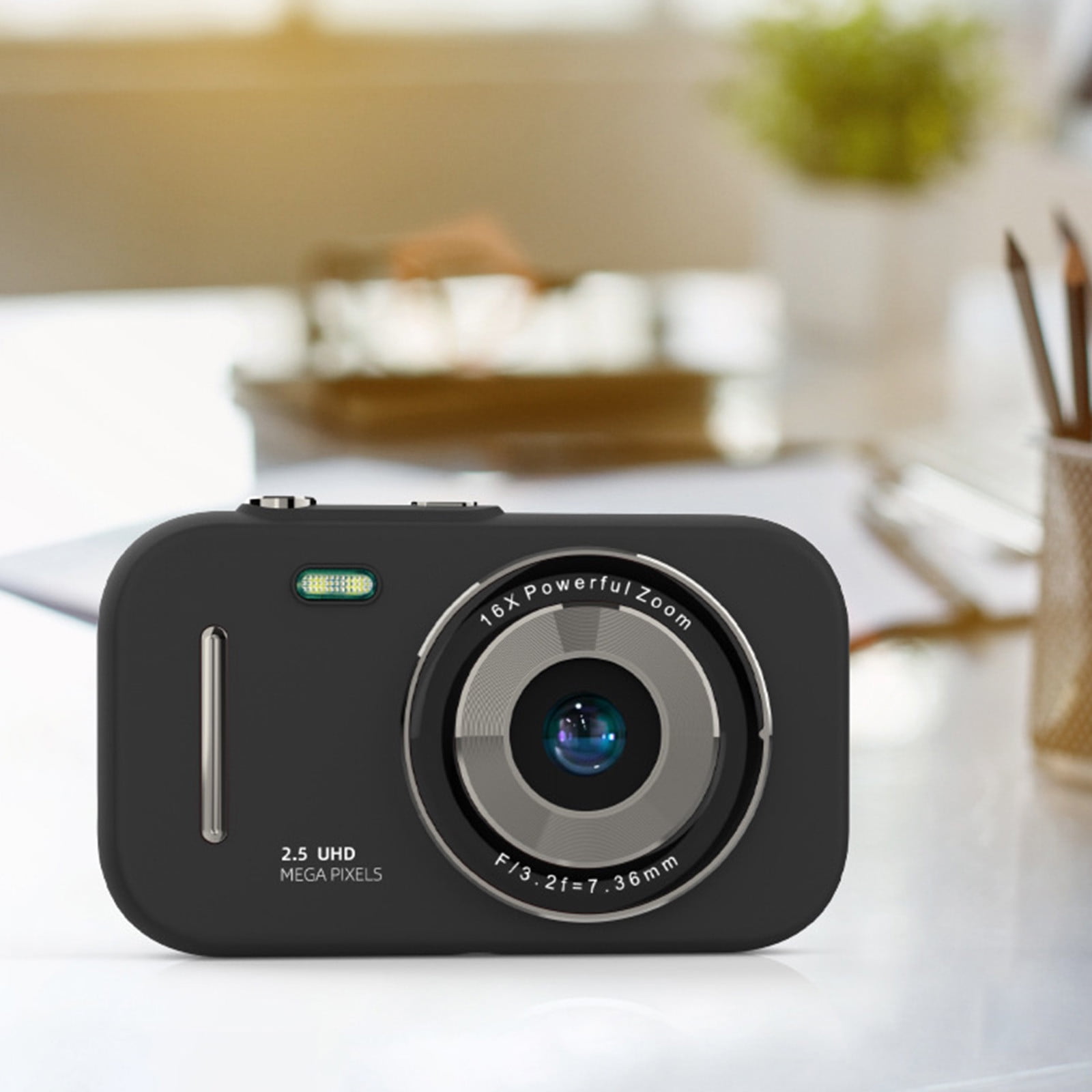 1080P HD Digital Camera 16x 64MP CMOS Compact Camera 0.8" LCD Screen ...