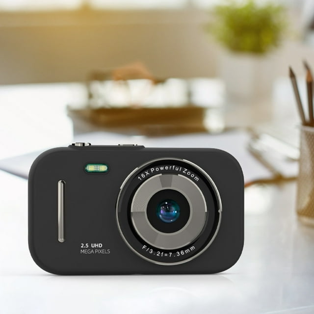 1080P HD Digital Camera 16x 64MP CMOS Compact Camera 0.8" LCD Screen ...