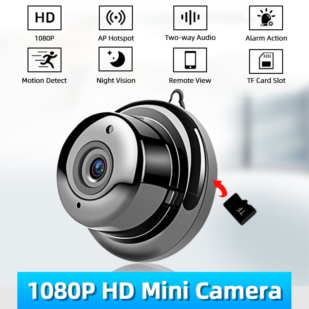 1080P HD Indoor Security Camera Baby Pet Monitor,WiFi Wireless Mini ...