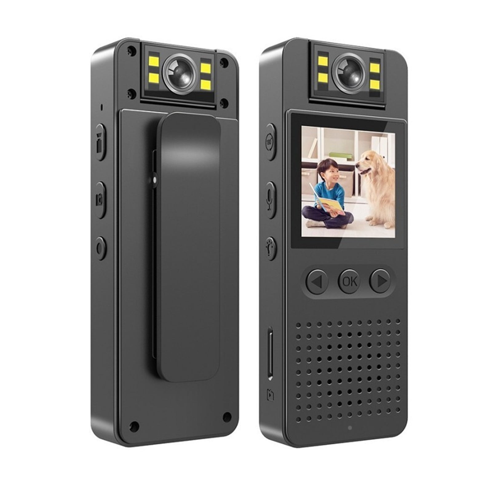 1080P HD Mini Camera With LED Screen Small Camcorder Motion Detect Loop ...