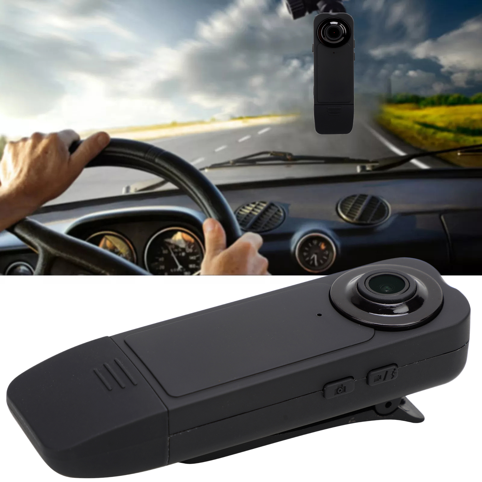 1080P HD Wabcam Body Camera Optical Lens Video/ Audio Recording Camera ...