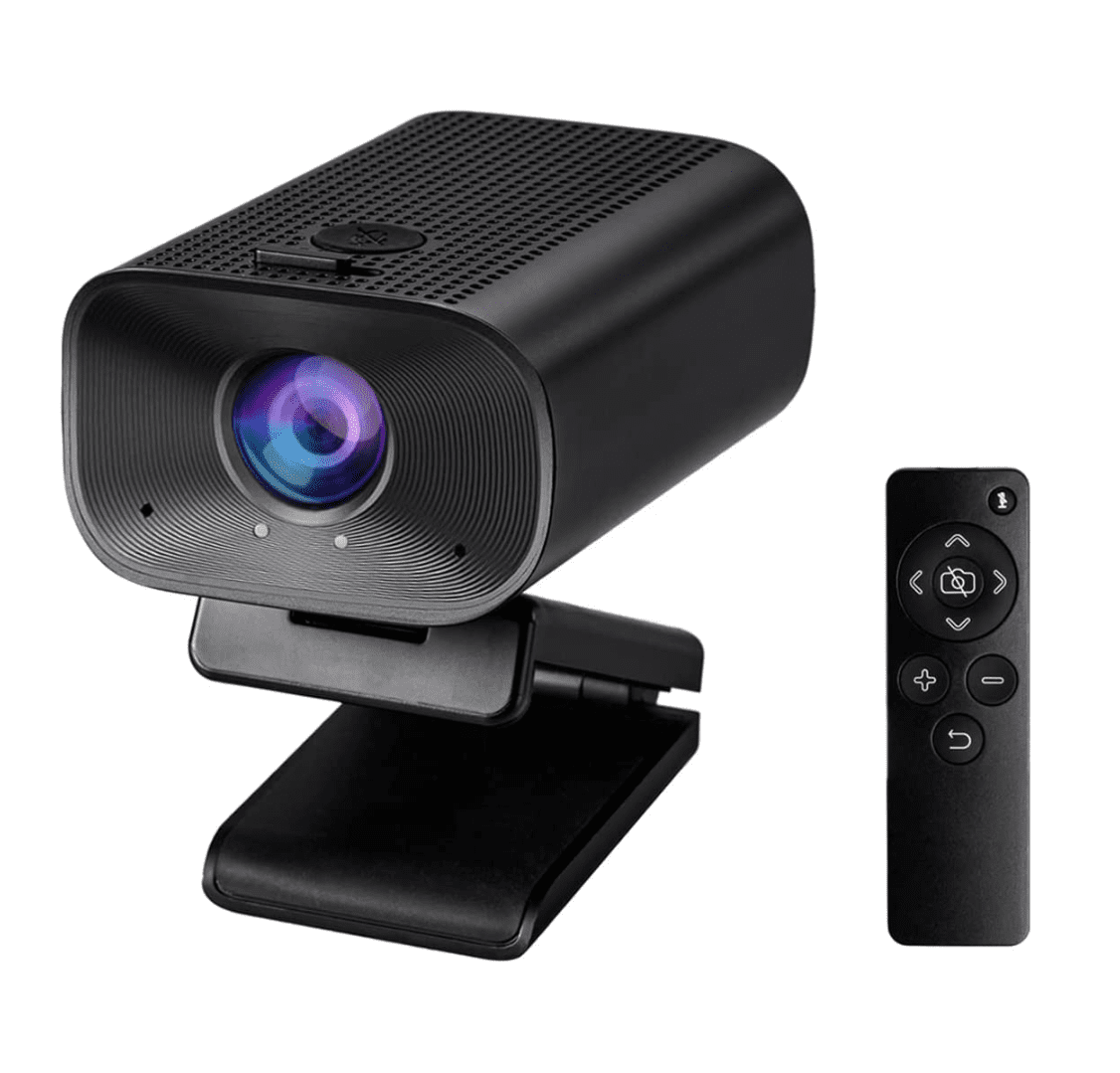 4K Full 1080P HD Webcam with Microphone Speaker, fast auto focus 3 in 1 ...