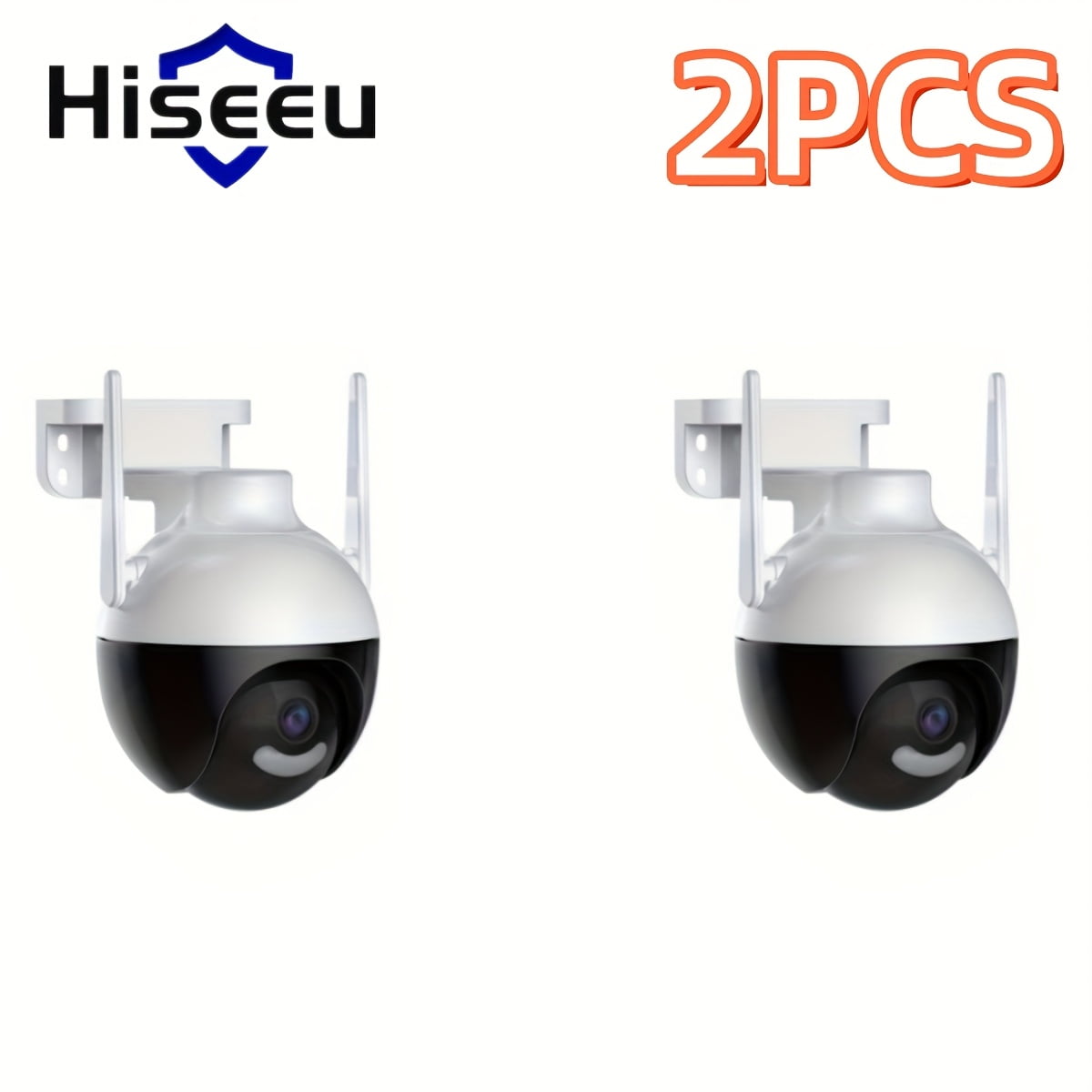 1080P HD WiFi Indoor Outdoor Camera, 360° PTZ Mini Panoramic IP Cam, 2 ...