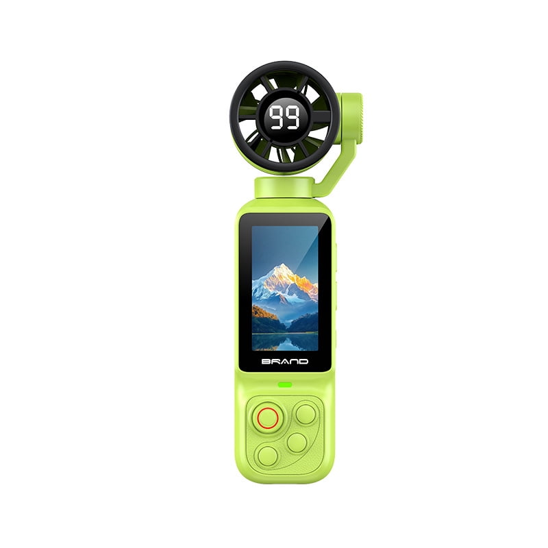 1080P Handheld Fan Gimbal Camera 180° Rotatable HD Action Cam with ...