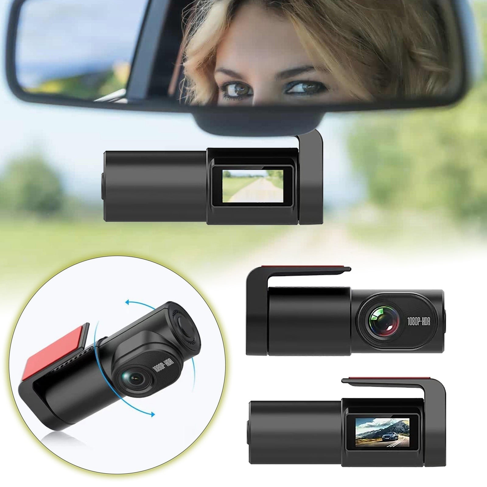 1080P High-Definition Vehicle Backup Camera with Advanced Night and ...