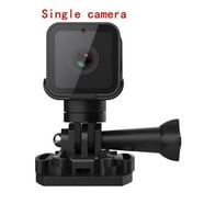 MARVUE 4K Body Camera with External Microphone, 270° Rotatable Mini ...