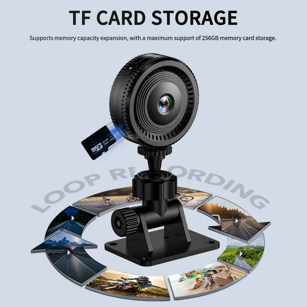 1080P Mini Indoor Security Camera with APP Control, Wireless Home ...