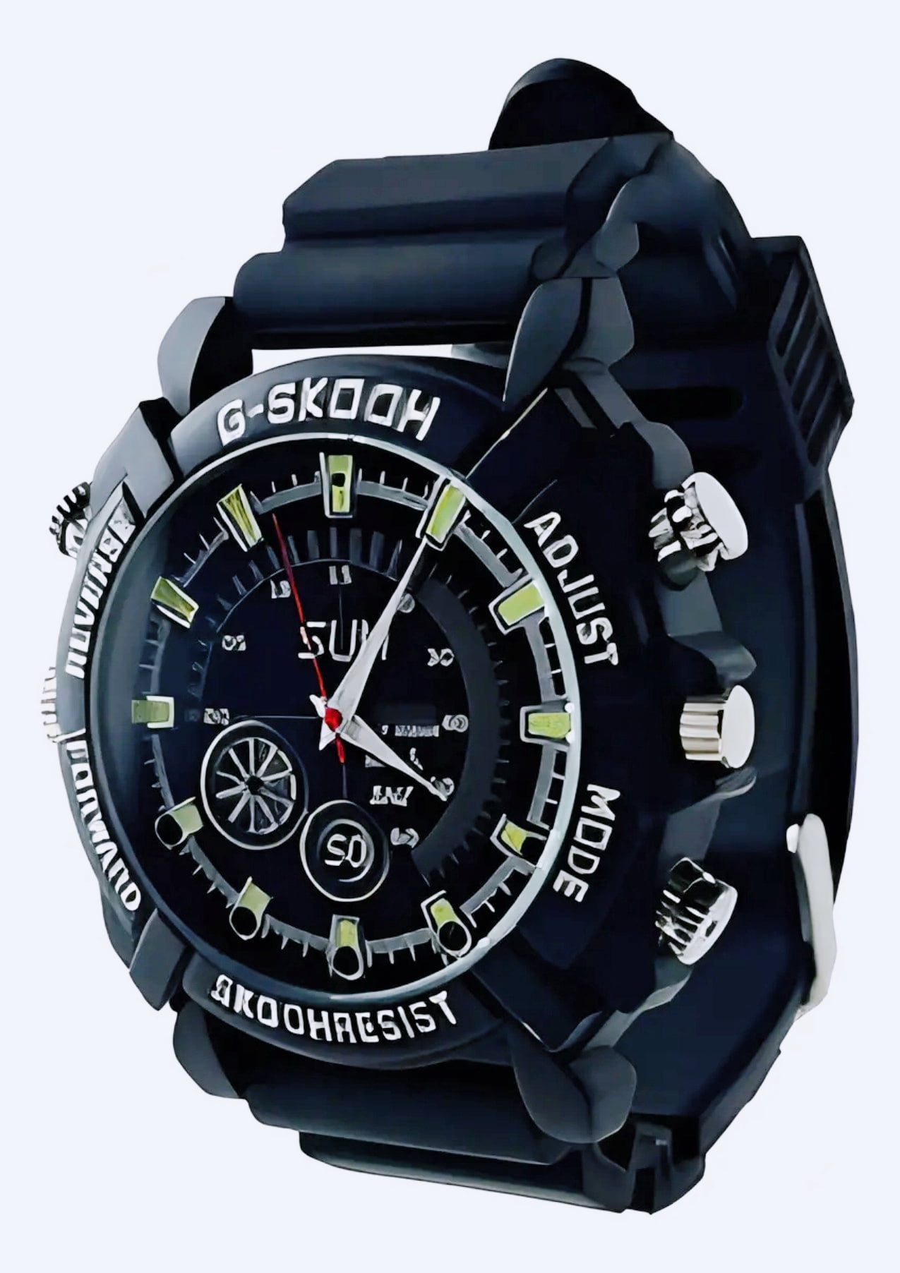 1080P Mini Sports Watch Camera with Night Vision 32GB Built-in Memory ...