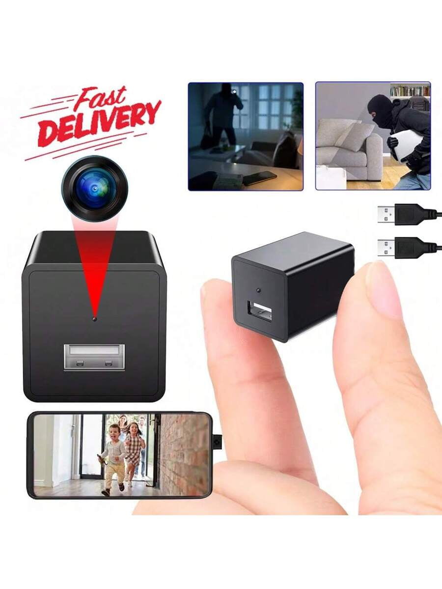 1080P Mini WiFi Hidden Camera USB Charger: Compact, Wireless, And ...