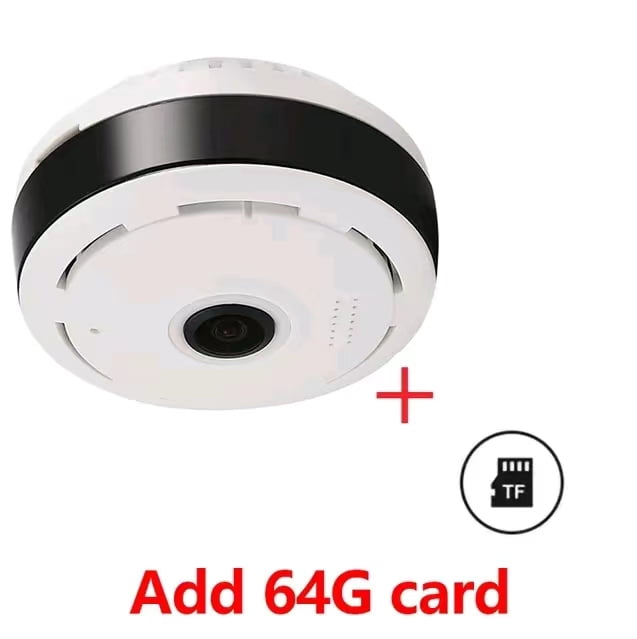 1080P Panoramic Camera 360 Wifi Webcam IP Fisheye CCTV Mini Camcorder ...