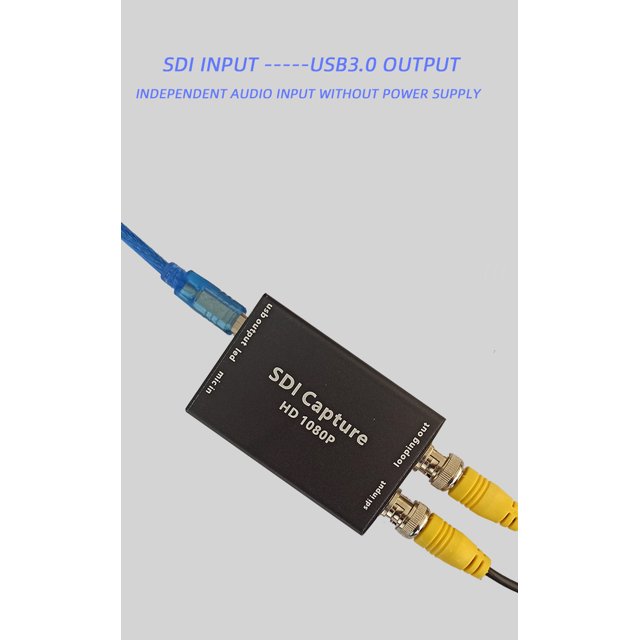 1080P SDI to USB Video Capture Card uvc SDI input and USB output to the ...