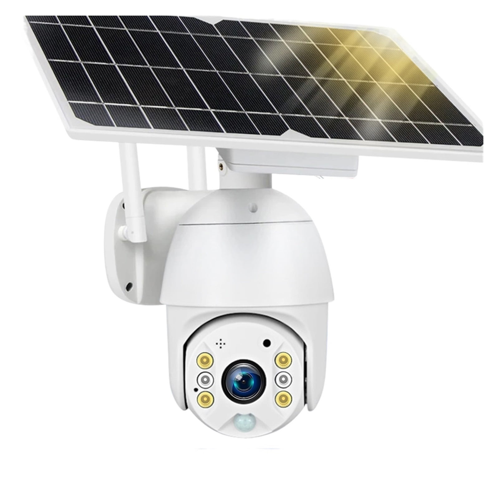 1080P Security Camera Outdoor with 8W Solar Panel Color Night Vision ...