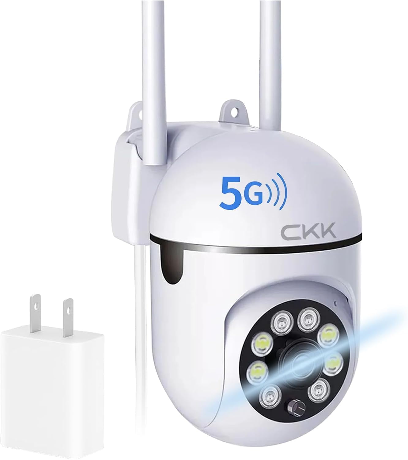 1080P Security Camera Wireless, 2MP PTZ WiFi Home Camera (2.4G/5G Dual ...