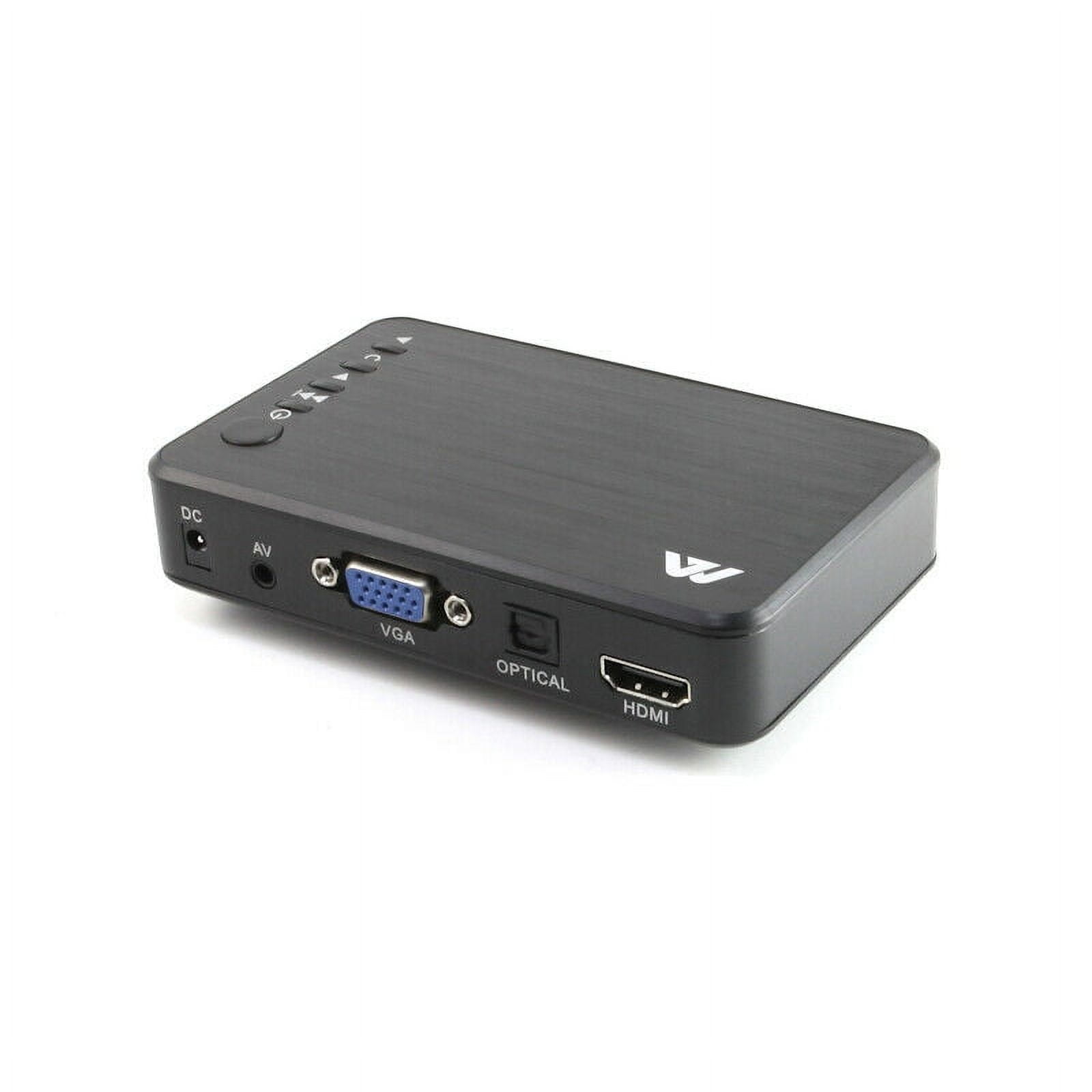 Ax Gear HD Media Player, 1080P HDMI, USB, SD Card Support, Portable for ...
