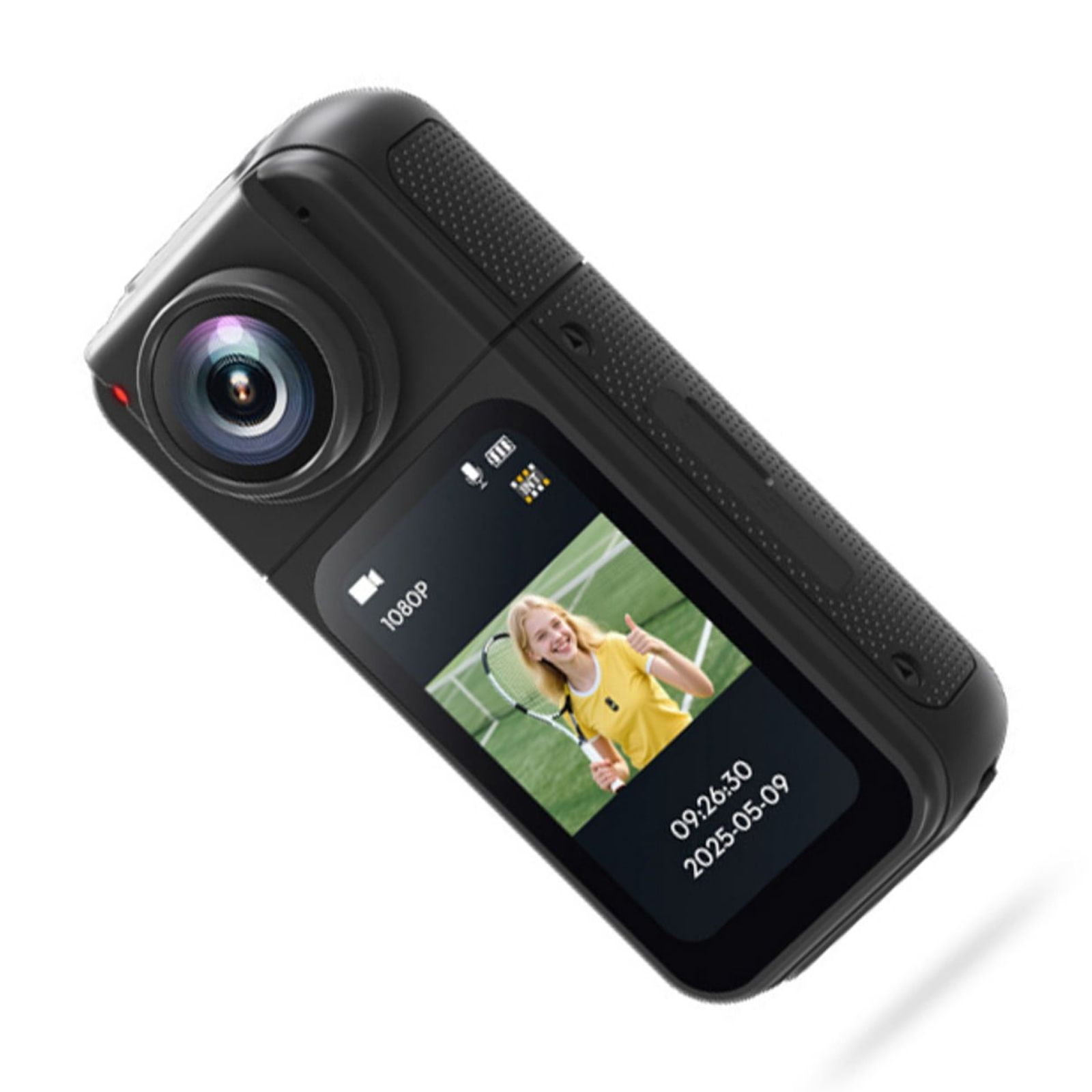 1080P Wearable Camera 180 Degree Rotating Travel Bike Driver Recorder ...