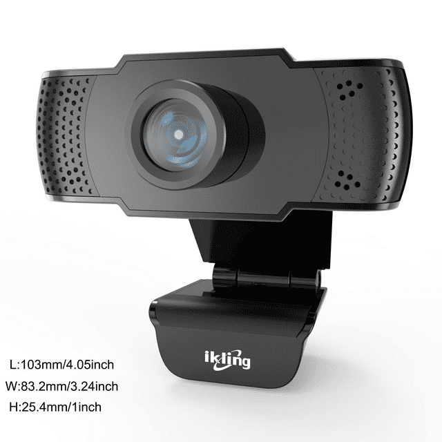 1080P Webcam with Microphone, Adjustable FOV, Zoom, Software Control ...