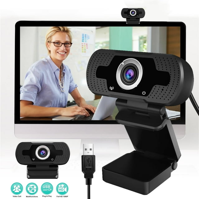 1080p Webcam With Mic Streaming Computer Web Camera Full Hd Usb