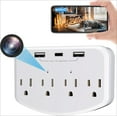 1080P Wireless Cameras Mini Small Security Wall Outlet WiFi Camera ...