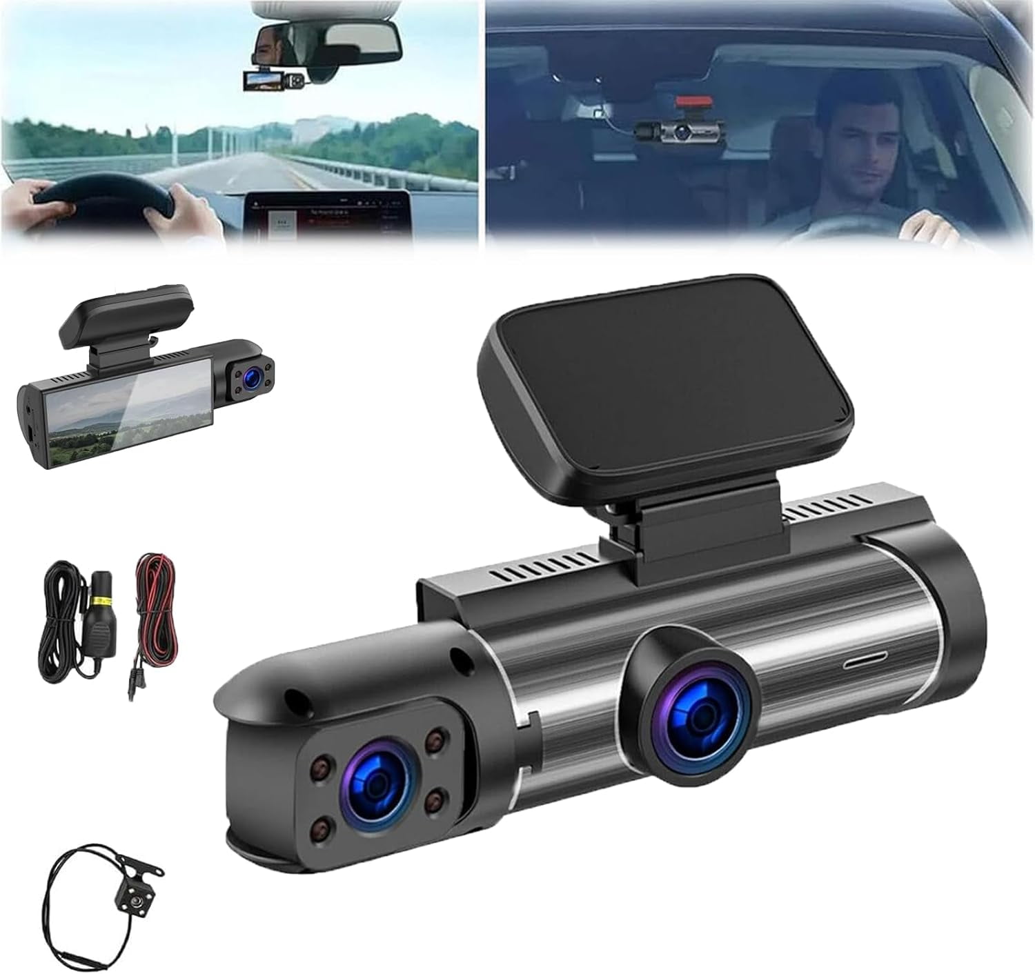 1080p Hd Vision Wide Angle Traffic Recorder, Video Dashcam, Video Dash ...