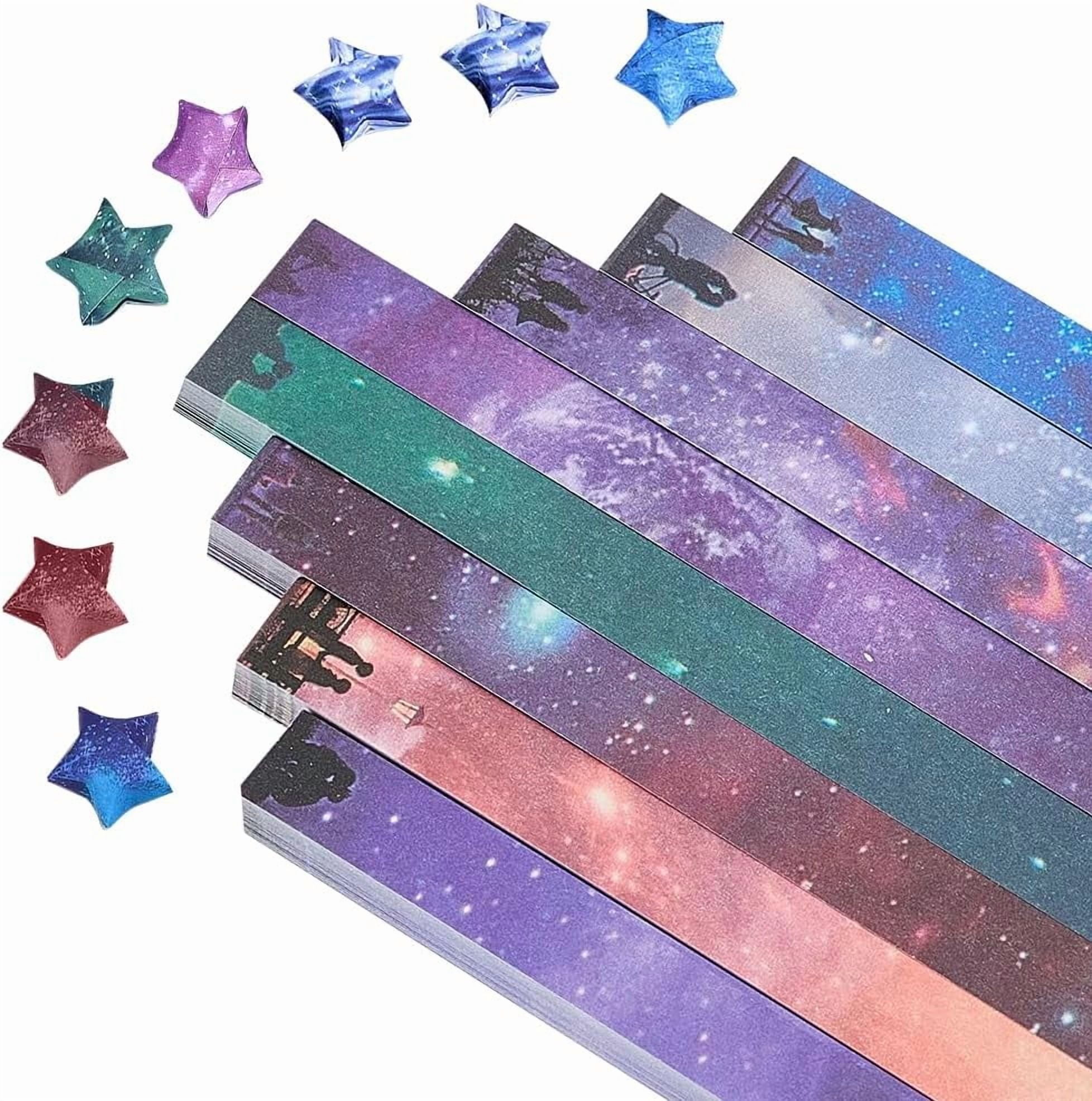 1080pcs Origami Stars Paper 8 Colors Lucky Star Paper Strips Handcraft ...
