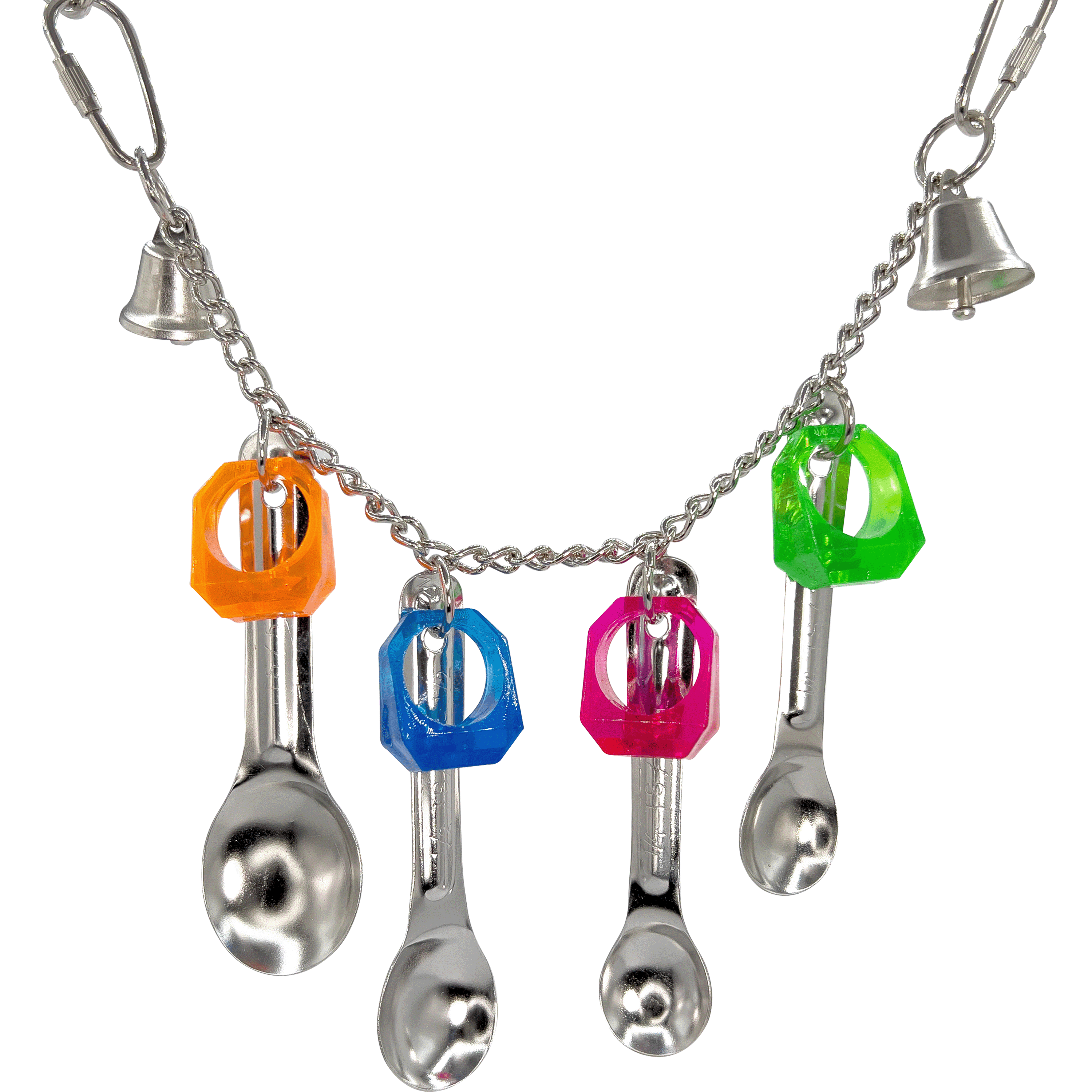 1082 Small Rattle Ringy Ringer - Handcrafted bird cage toy with ...