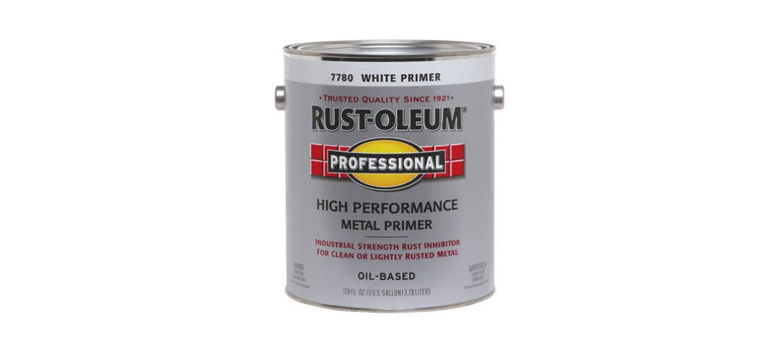 Rust-Oleum 7780-402 PROFESSIONAL Clean Metal Primer, Flat, White, 1 gal ...