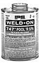10855 Weld-On 747 Low Voc Cement Glue for PVC Plastic Pipe, 1/4-Pint ...