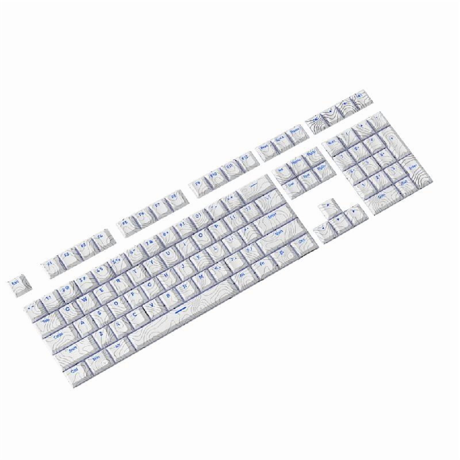 108Keys Original Height Keycaps Line PBT Front Print Backlits Keycap ...