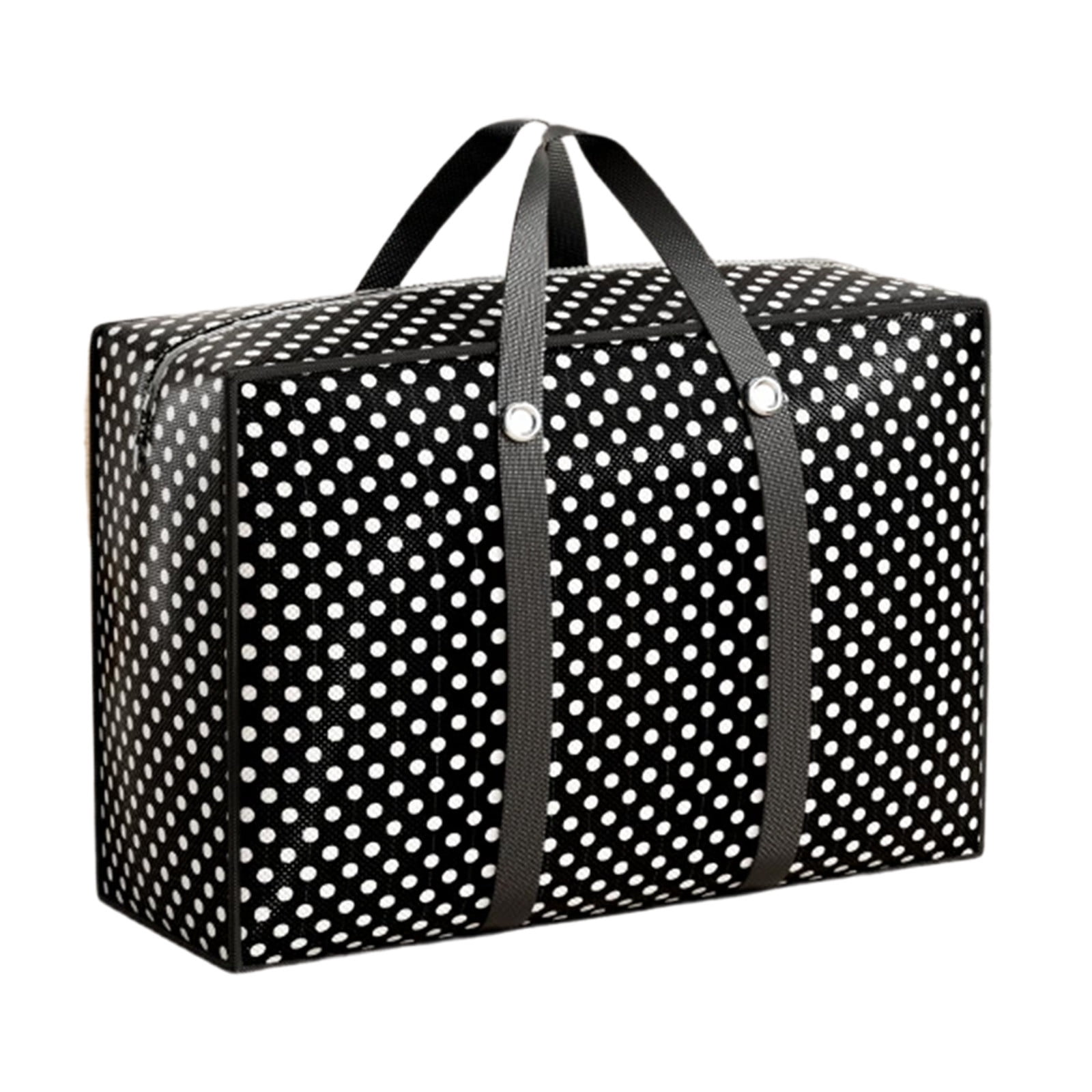 108L Heavy Duty Moving Bags - Black Packing Bags with Zipper and Handle ...