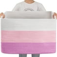 108L Super Large Blanket Basket, 25”x16”x16” Rectangle Woven Baskets ...