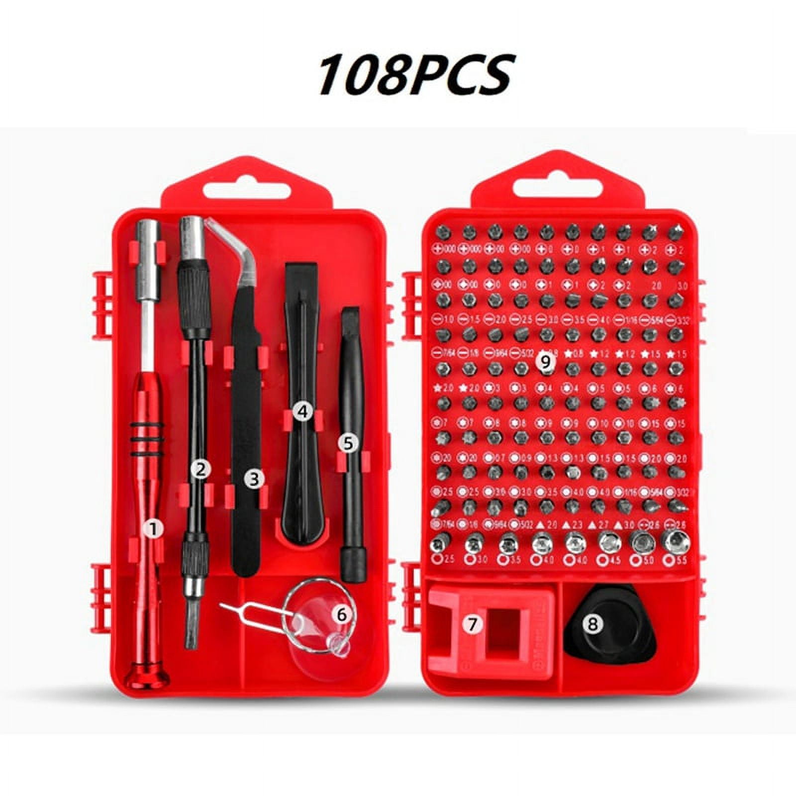 108Pcs 4mm Screwdriver Set Precision Plum Triangle Screwdriver ...