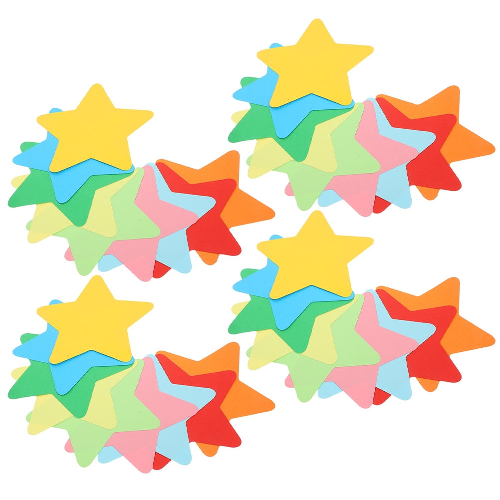 108Pcs Decorative Paper Cutouts DIY Paper Cutouts Colored Paper Cutouts ...