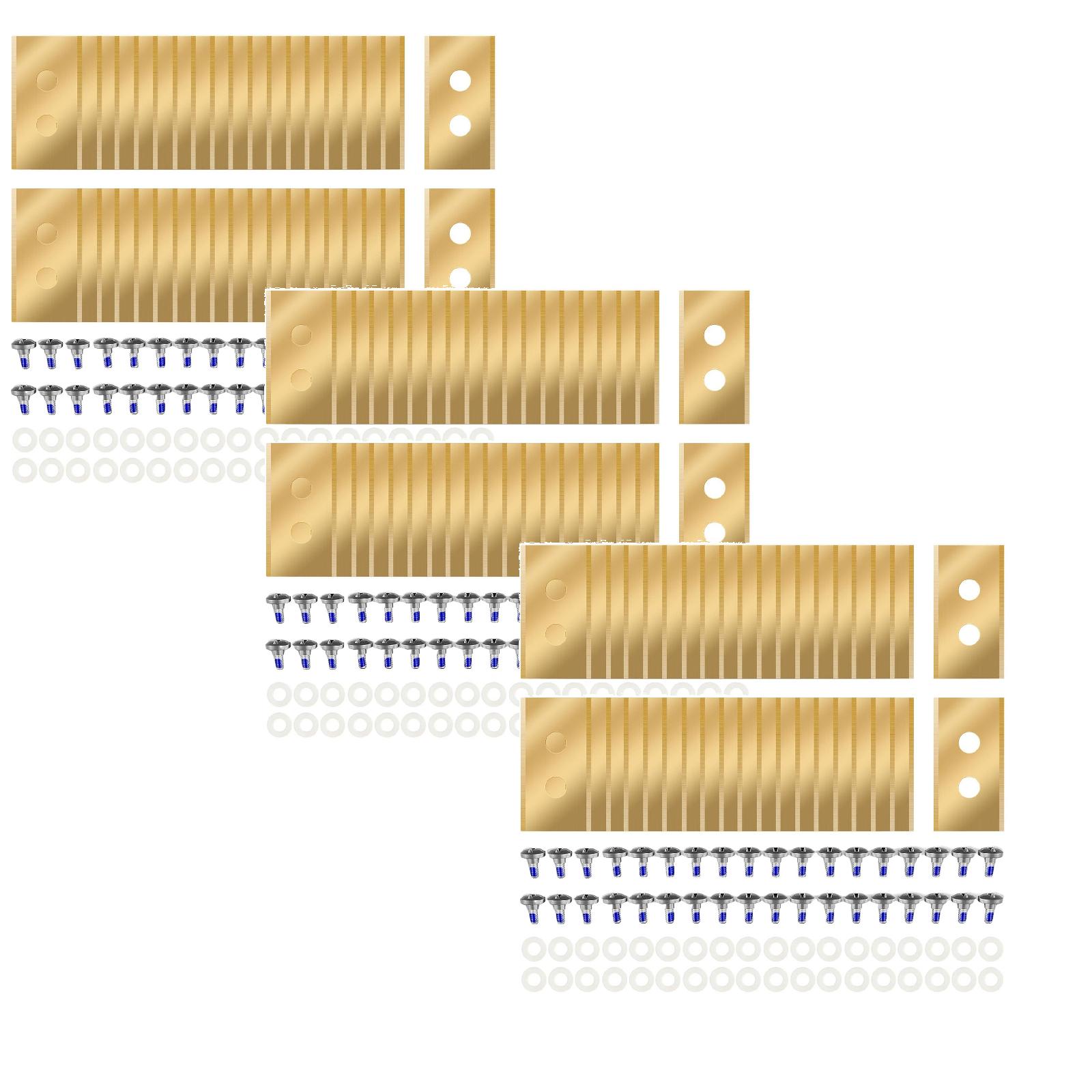 108Pcs Replacement Blades Compatible for Mammotion Luba & Yuka All ...
