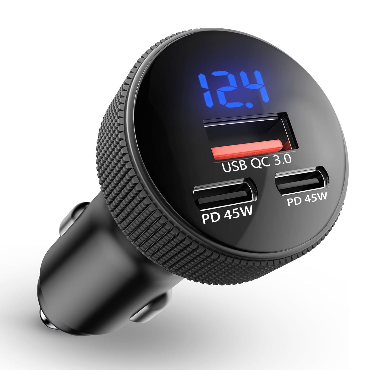 108W USB C Car Charger, Cigarette Lighter USB C, 45W PD Car Charger, 3 ...