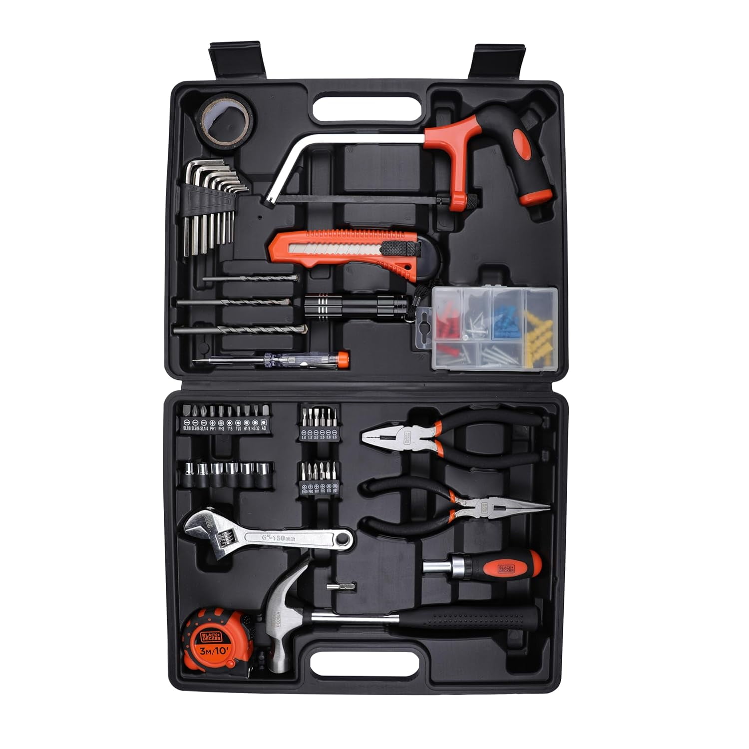 108c Hand Tool Kit For Home & Diy Use -108-Piece | Includes Screwdriver ...